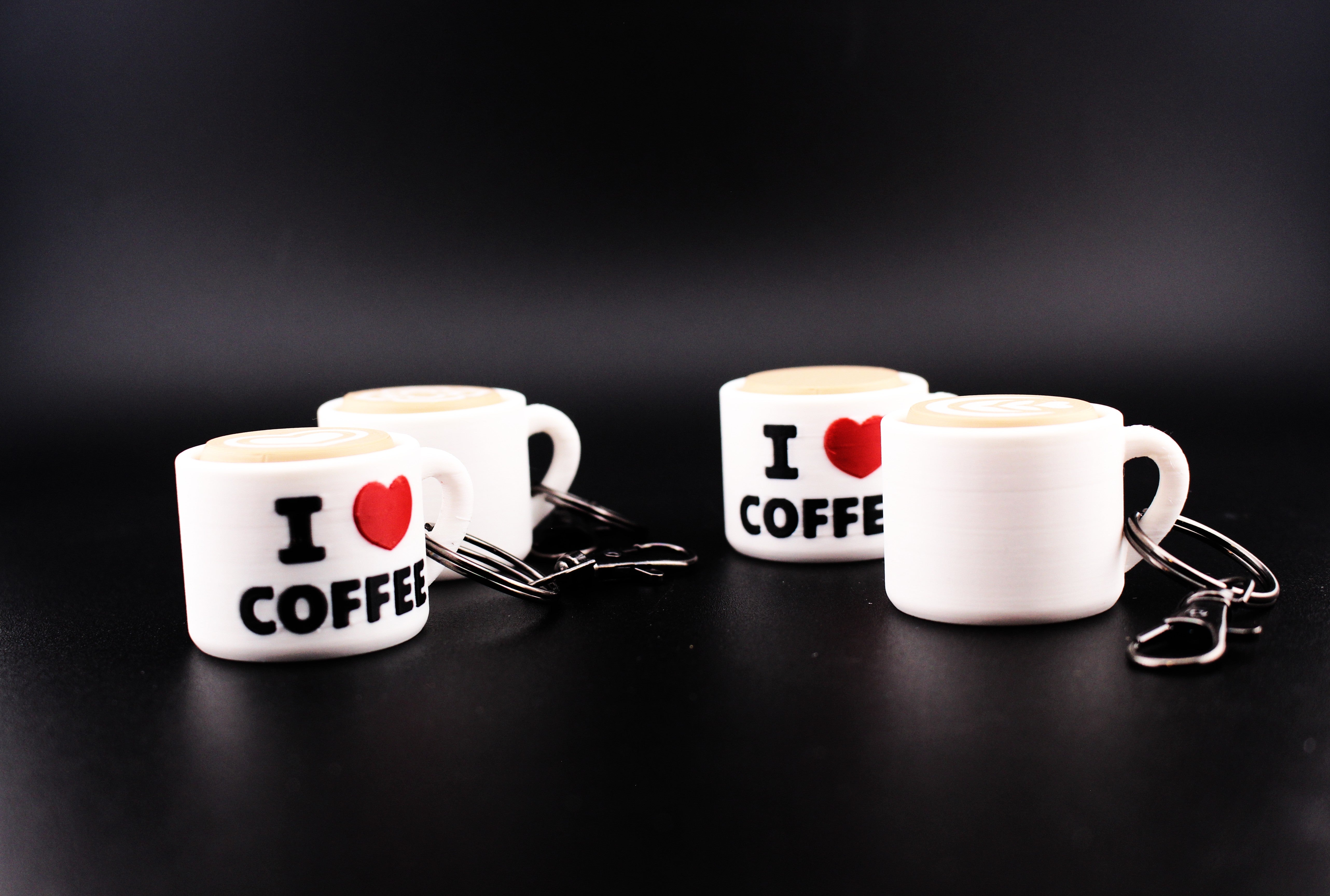 Coffee Clicker Keyring – Layered Designs